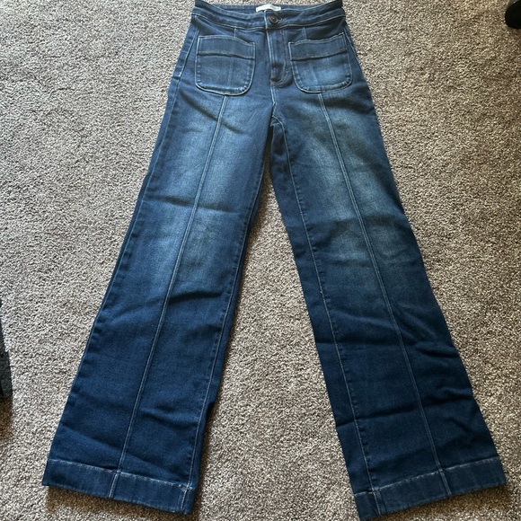 LC Lauren Conrad | Jeans | Lc Lauren Conrad Blue Flare Wide Leg Jeans ...